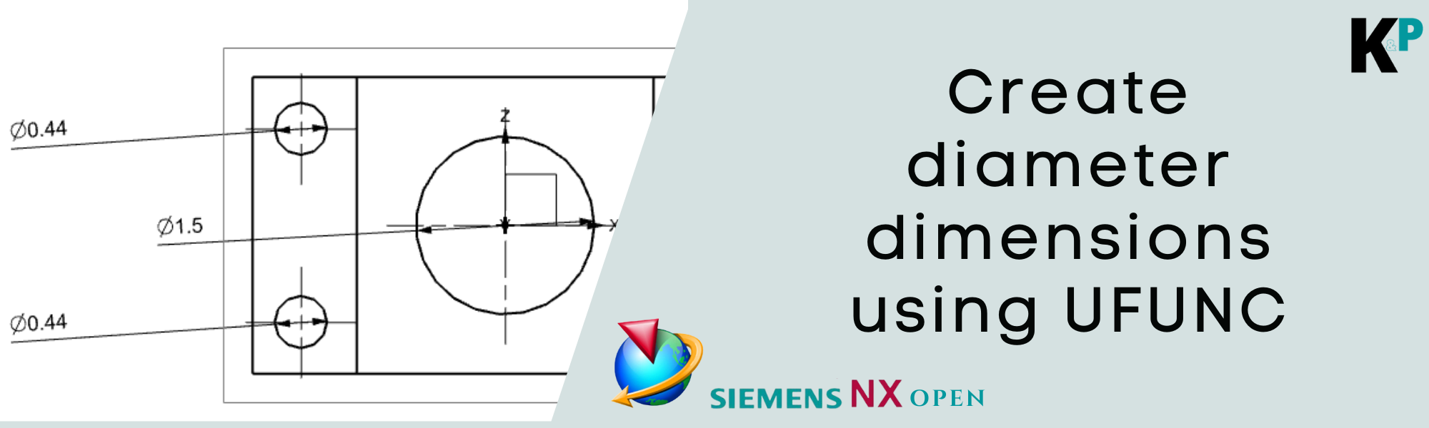 Create diameter dimension to all circle edges in Drawing View Using NX ...
